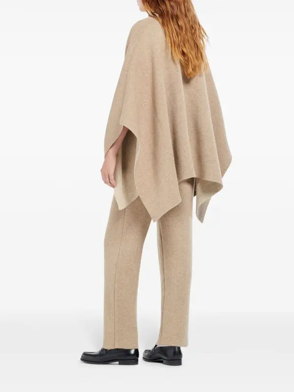 BARRIE Cashmere Cape - Neutrals