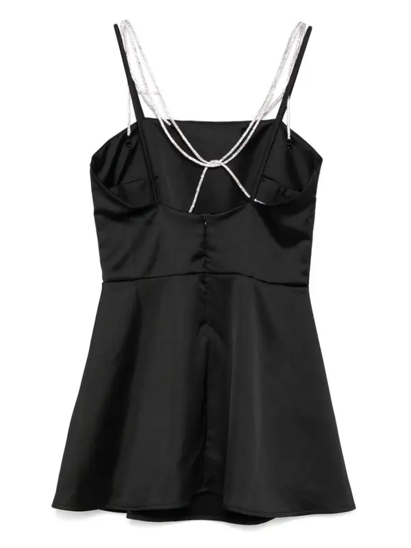 Gcds Satin Mini Dress