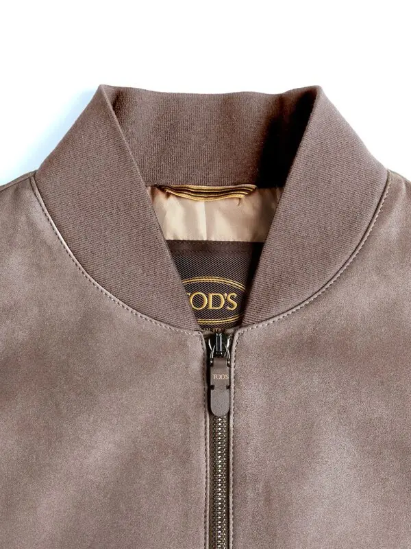 TOD'S Suede Bomber Jacket