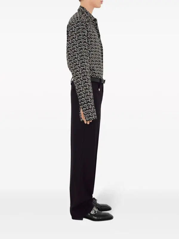 Burberry Straight-leg Wool Trousers