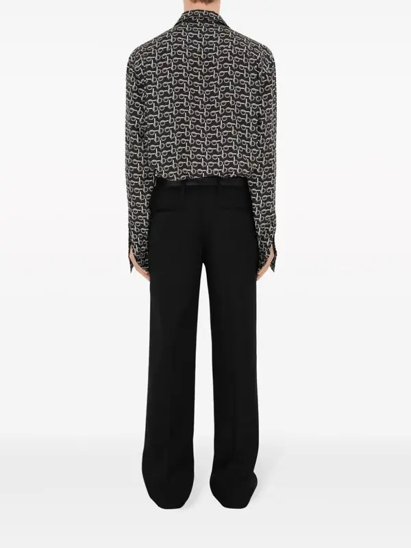 Burberry Straight-leg Wool Trousers