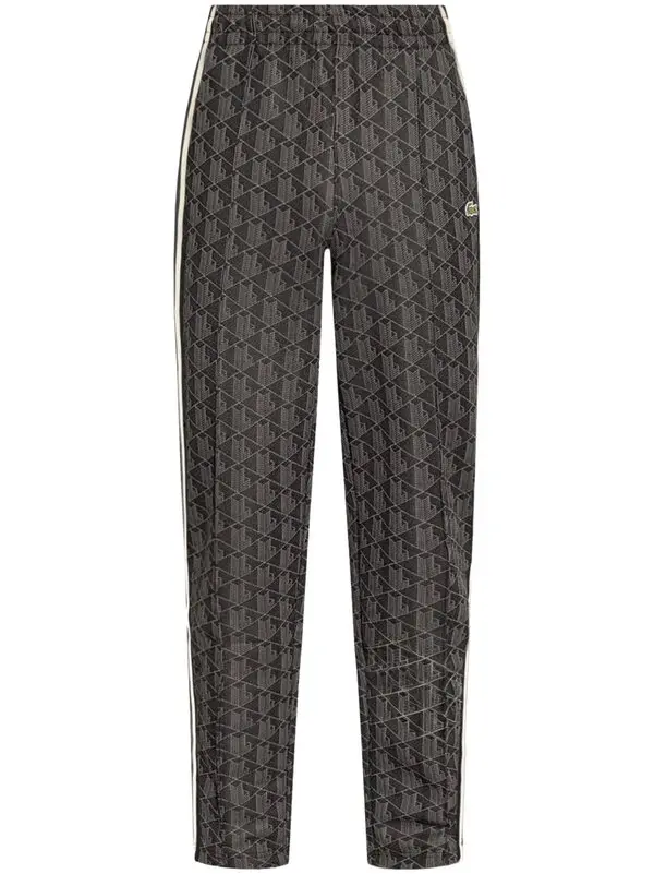 Lacoste Paris Monogram Track Pants - Black