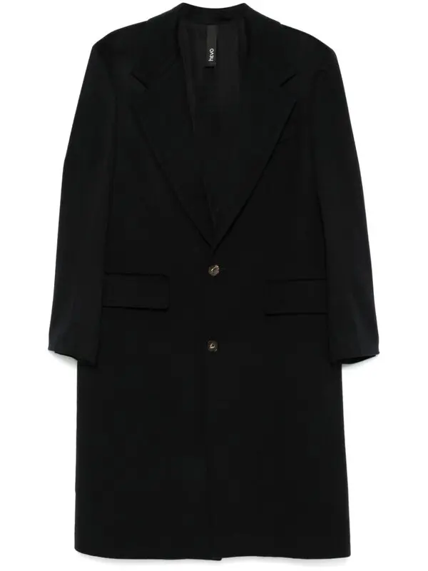 HEVO Single-breasted Cashmere Coat