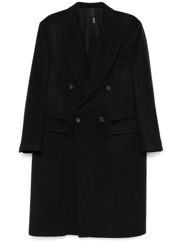 HEVO Martinafranca Cashmere Coat - Blue