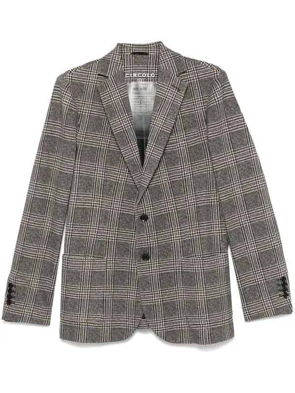 CIRCOLO 1901 Price Of Wales-check Blazer - Brown