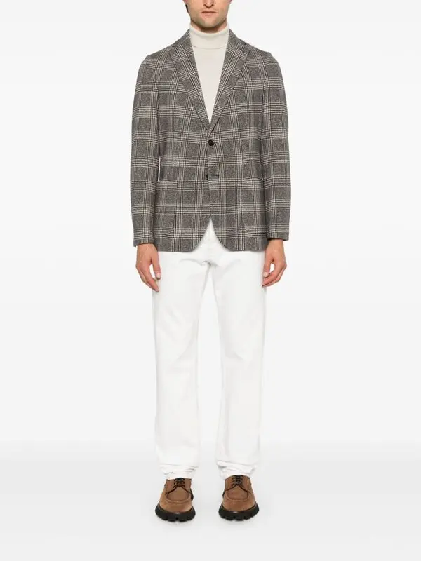 CIRCOLO 1901 Price Of Wales-check Blazer - Brown