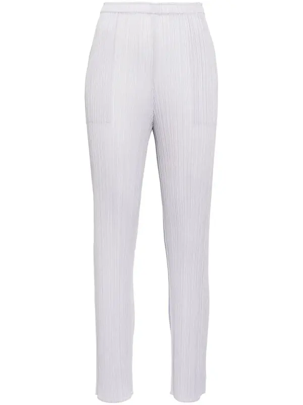 Issey Miyake July Slim-fit Trousers - Grey