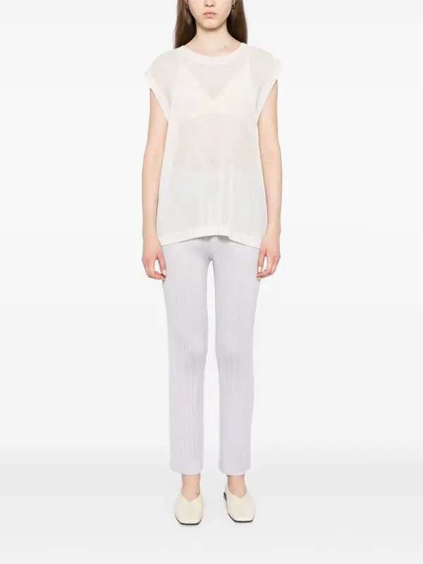 Issey Miyake July Slim-fit Trousers - Grey