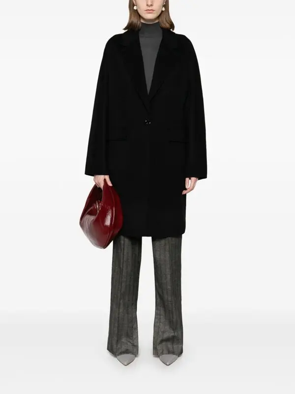Patrizia Pepe Felted Mid-length Coat