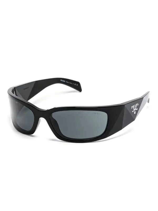 Prada Shield-frame Sunglasses - Black