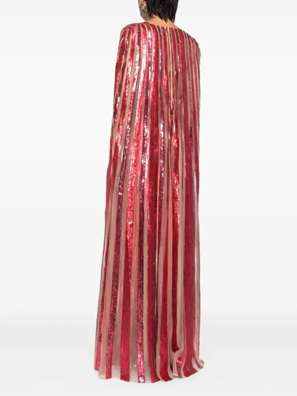 Elie Saab Embroidered Tulle Gown