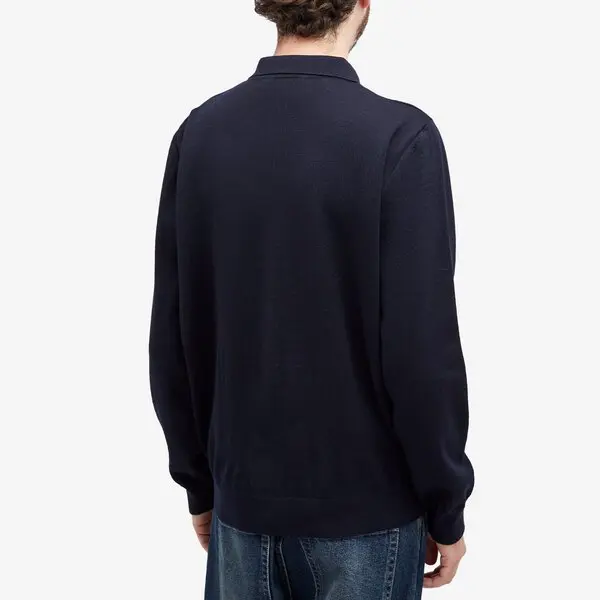 PARRA Flower Blob Knitted Polo Shirt