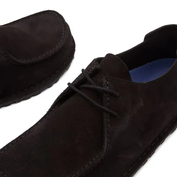 BIRKENSTOCK Utti Lace Suede Loafer - Black