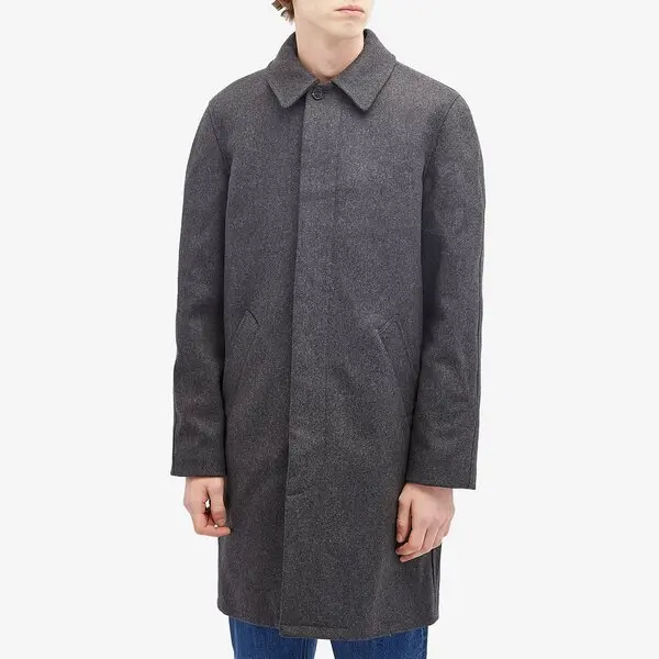 A.p.c. Auster Wool Mac - Anthracite Grey