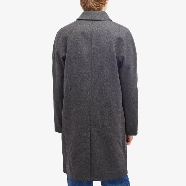 A.p.c. Auster Wool Mac - Anthracite Grey