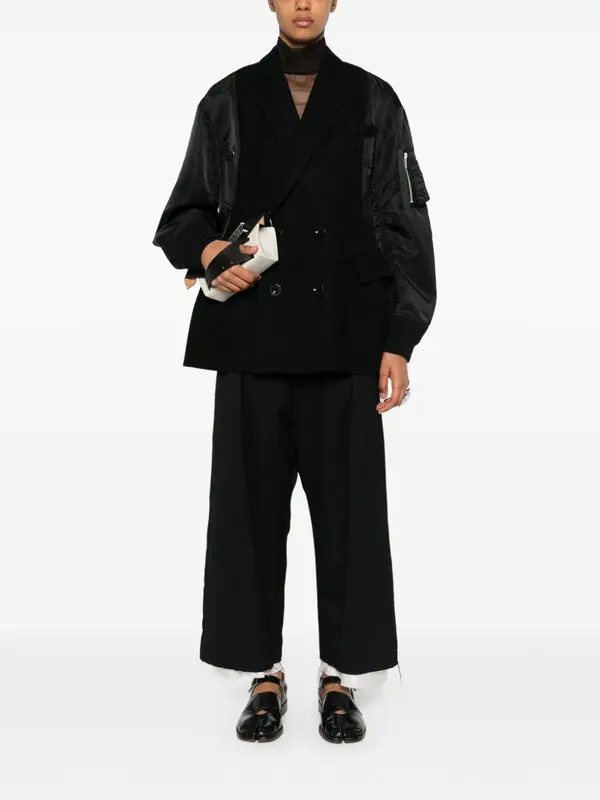 Sacai Panelled Double-breasted Jacket