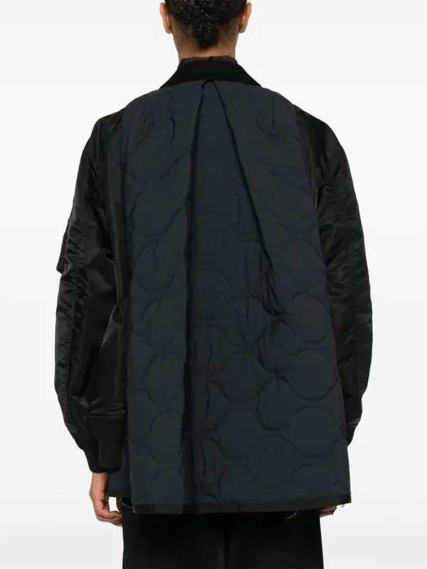 Sacai Panelled Double-breasted Jacket