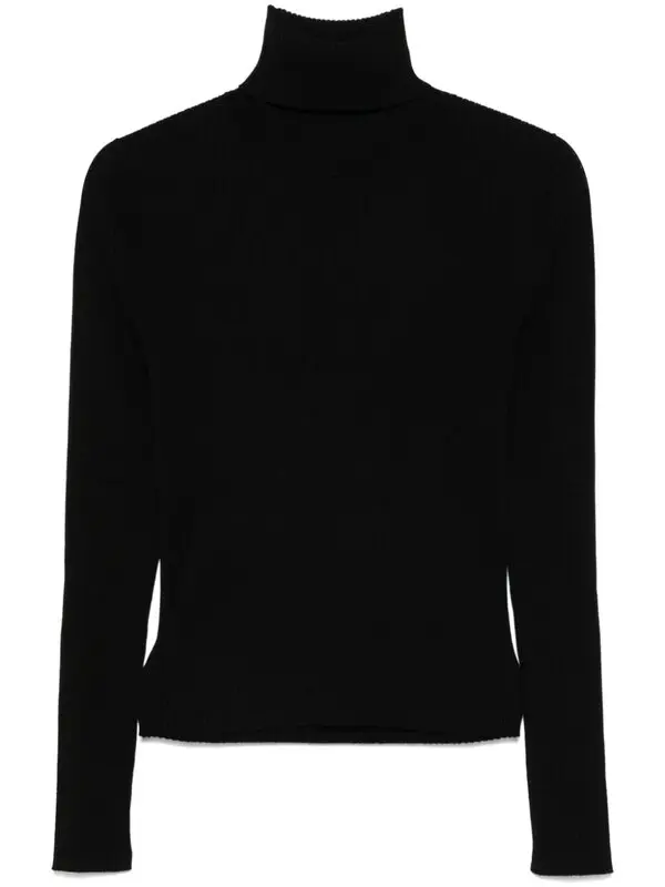 P.a.r.o.s.h Cut-out Detail Sweater - Black