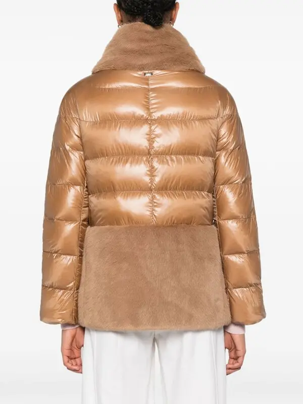 Herno Faux-fur Panel Jacket
