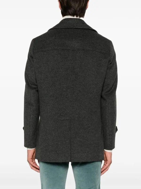 BARBA NAPOLI Felted Pea Coat