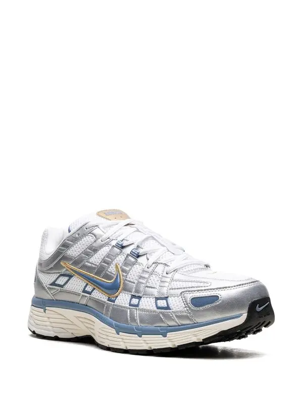 Nike P-6000 Metallic Sneakers - White