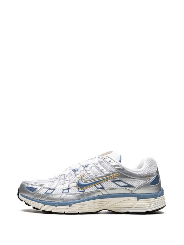 Nike P-6000 Metallic Sneakers - White