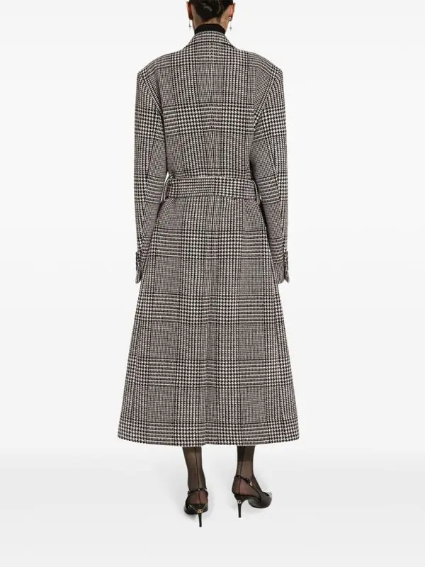Dolce & Gabbana Check-pattern Coat