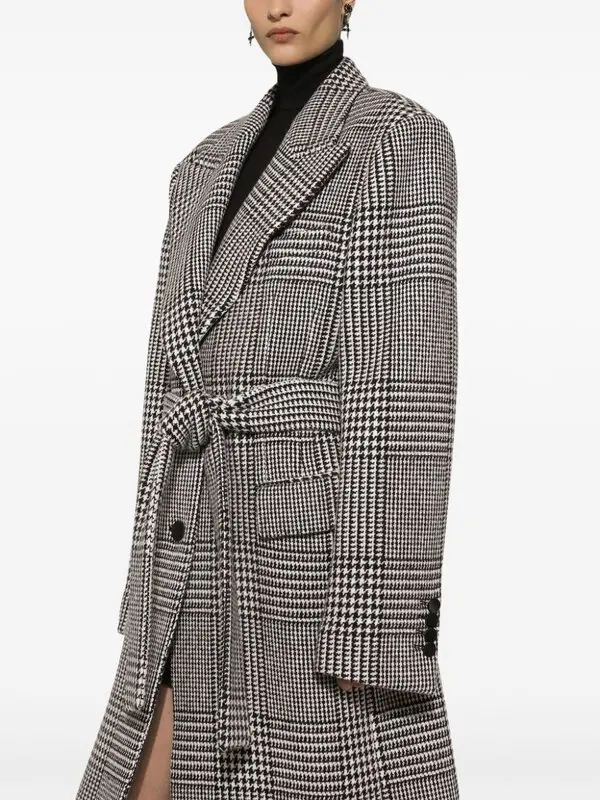 Dolce & Gabbana Check-pattern Coat