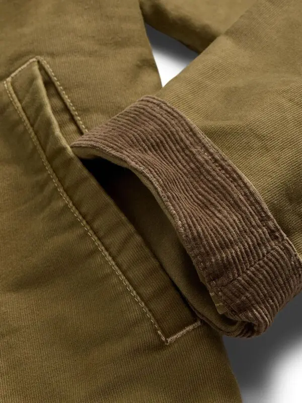 Ralph Lauren Corduroy-collar Cotton Jacket - Green