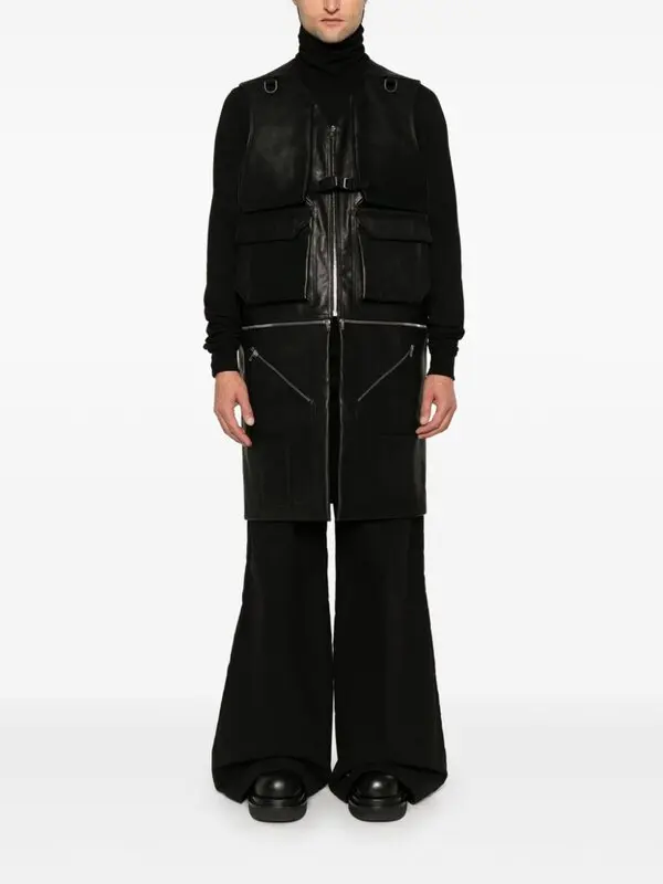 Rick Owens Utility Leather Vest