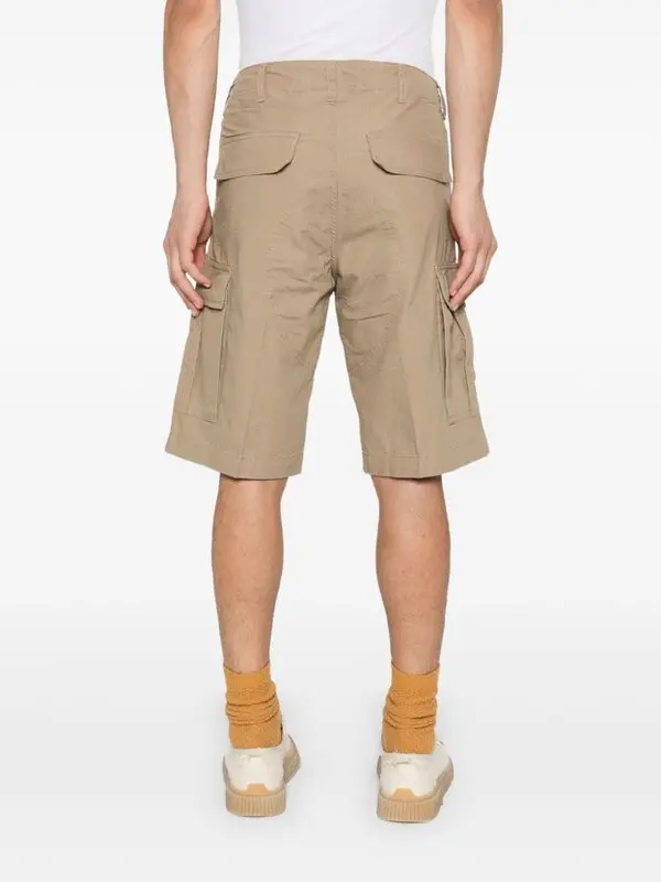 Carhartt Work In Progress Logo-patch Cargo Shorts - Brown