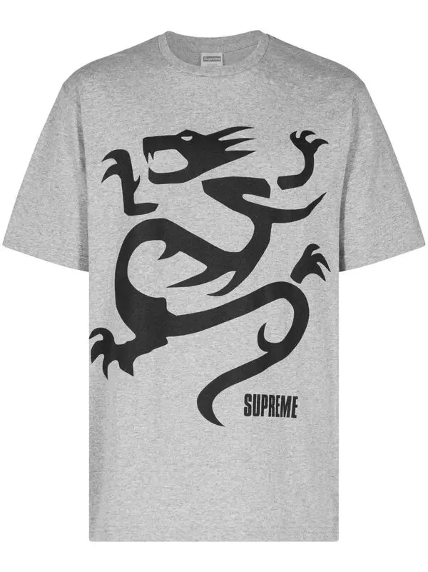 Supreme Mobb Deep Dragon T-shirt - Grey