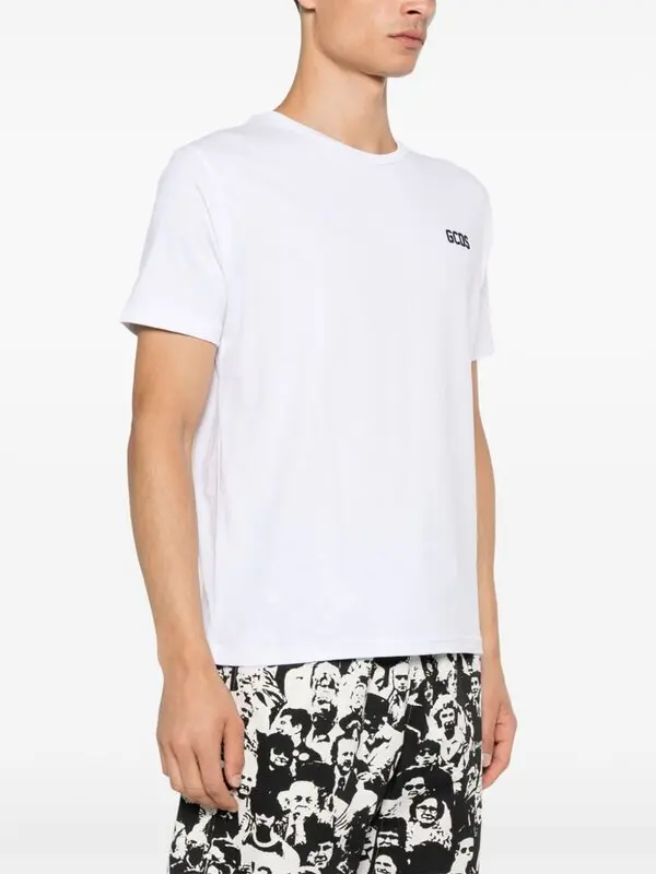 Gcds Low Band Logo T-shirt - White