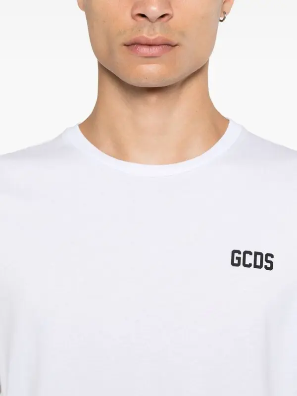 Gcds Low Band Logo T-shirt - White