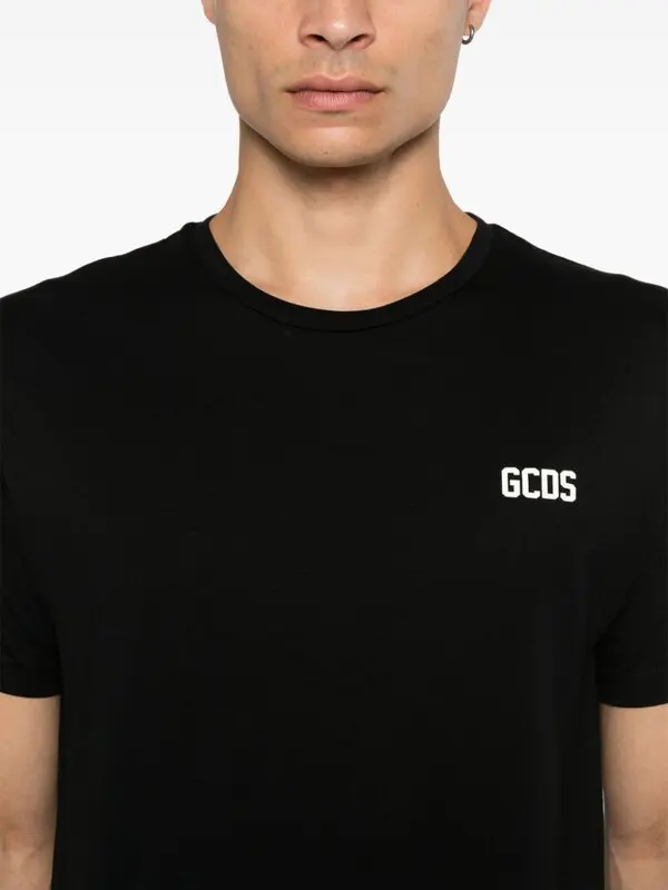 Gcds Low Band Logo T-shirt - Black
