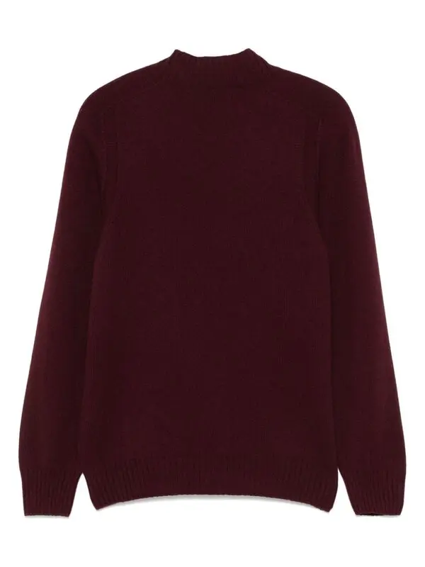 D4.0 Virgin Wool Sweater - Red