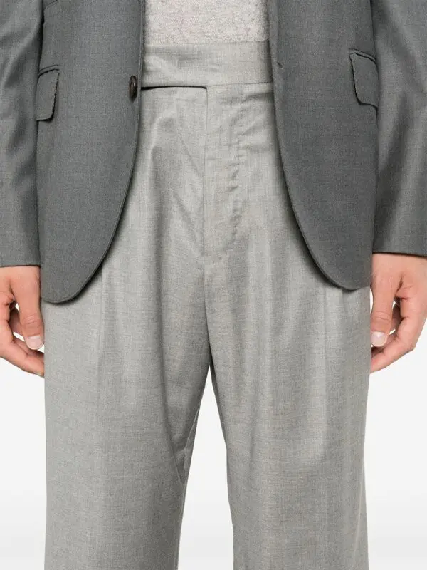 PT TORINO Pleated Straight Leg Trousers