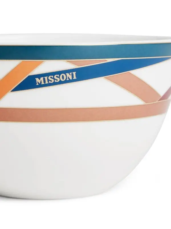 Missoni Nastri Soup Plate - White