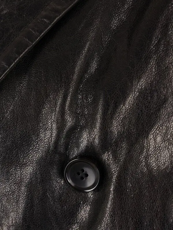 Bally Double-breasted Leather Jacket