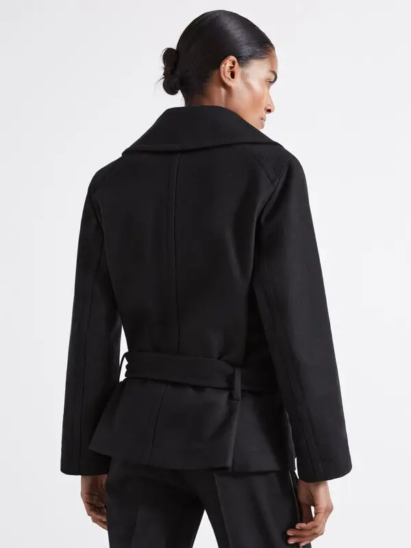 REISS Ada Atelier Virgin Wool-blend Belted Coat
