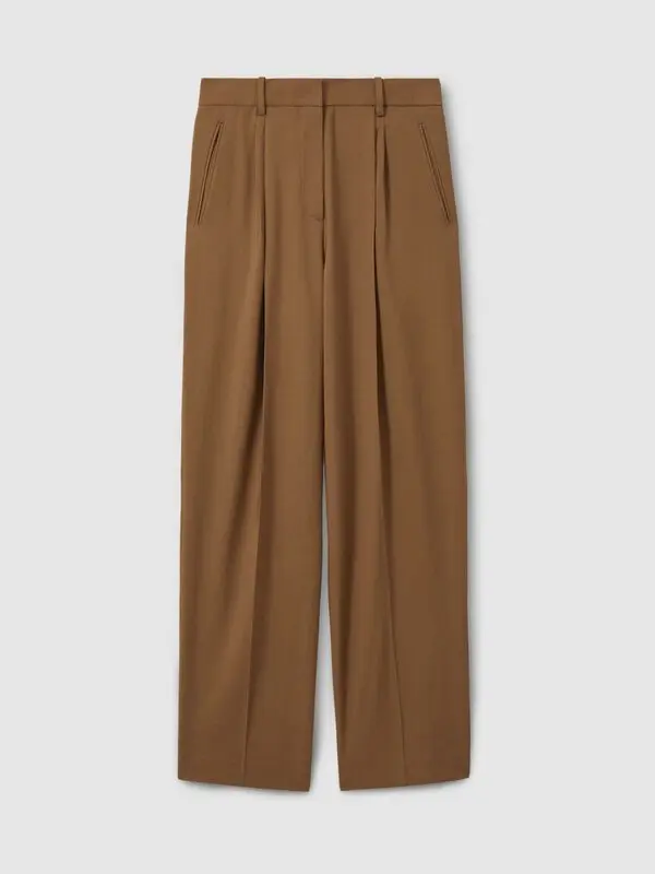 REISS Celeste Atelier Virgin Wool Tapered Trousers