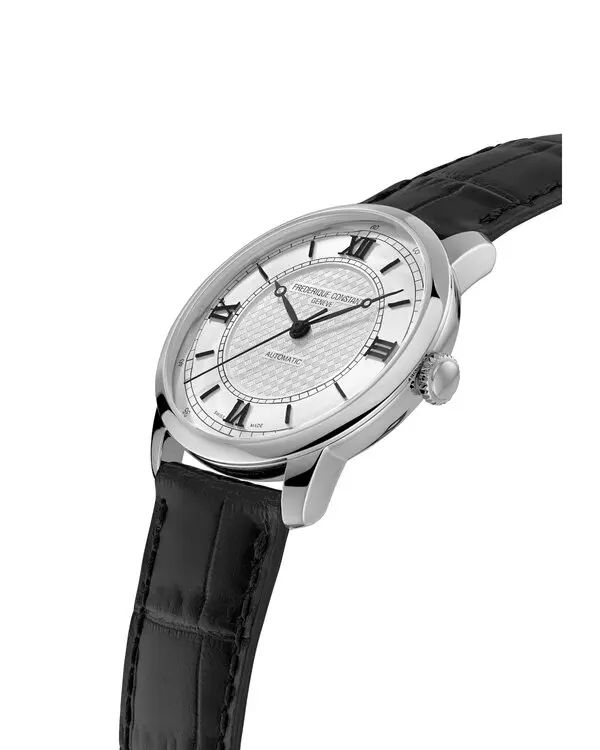 FREDERIQUE CONSTANT Classic 39mm Watch - Silver/black