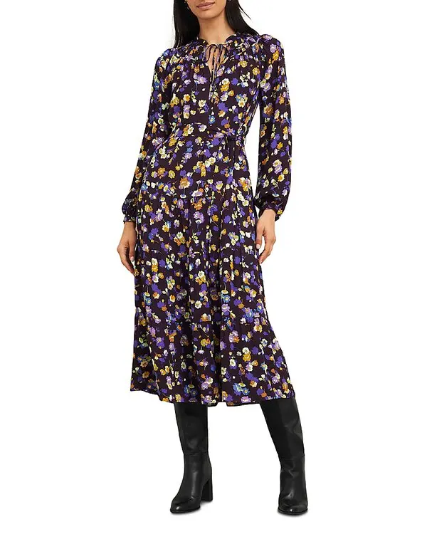 HOBBS LONDON Limited Arbury Midi Dress - Multi