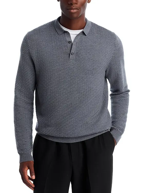 BOSS Diluigi Polo Sweater Exclusive - Grey
