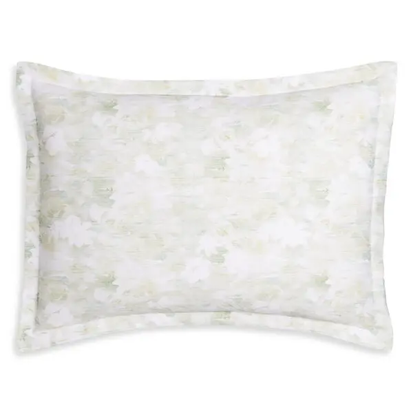 SFERRA Pittore Long Staple Cotton Sateen Floral Boudoir Sham Exclusive - Willow