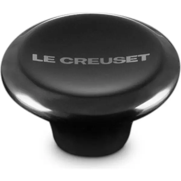 LE CREUSET 2.25-inch Nickel Knob - Black