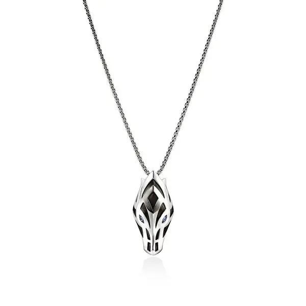 John Hardy Naga Pendant Necklace - Sterling Silver