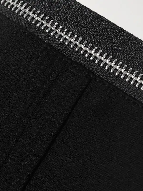 Helmut Lang Zip-detailed Stretch-ponte Midi Skirt