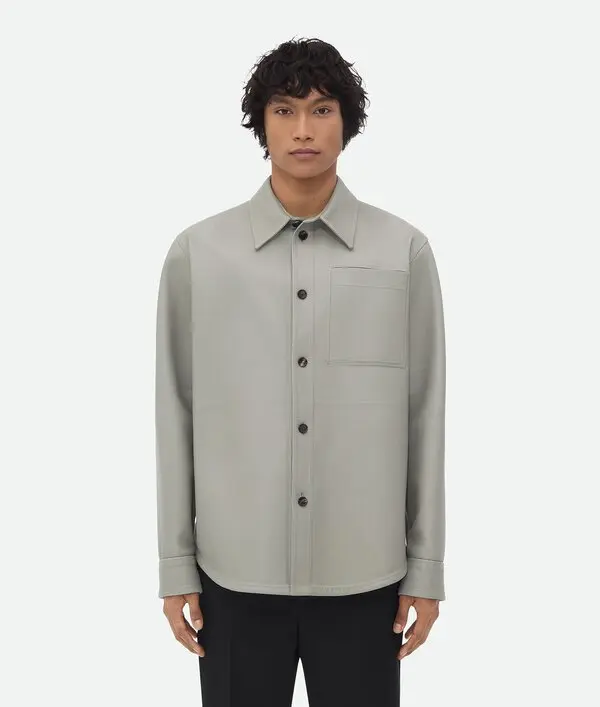 BOTTEGA  VENETA Bonded Leather Shirt
