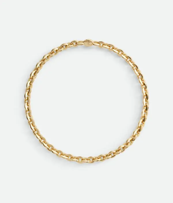 Bottega Veneta Shape Chain Necklace